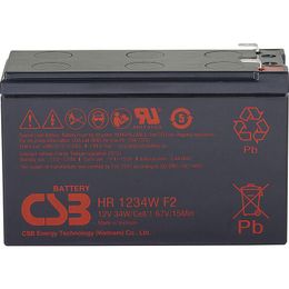 CSB Battery HR 1234W high-rate HR1234WF2 Bleiakku 12 V 8.4 Ah Blei-Vlies (AGM) (B x H x T) 151 x 99