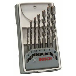 Bosch - Accessories CYL-3 2607017083 Hartmetall Beton-Spiralbohrer-Set 7teilig 4 mm, 5 mm, 5.5 mm, 6 m