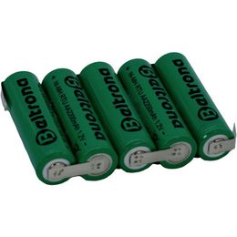 RTU5AAZ Akkupack 5x Mignon (aa) Z-Lötfahne NiMH 6 v 2200 mAh - Beltrona