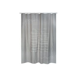 MSV Bano Polyester Vorhang 180x200 cm Prem.Grasse Taupe