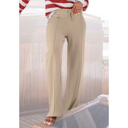 H.I.S. H.I.S Relaxhose nougat Gr. 32/34 für Damen. Bequem. Nachhaltig.