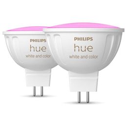 PHILIPS Hue LED-Leuchtmittel White & Color Ambiance LED Lampe GU5