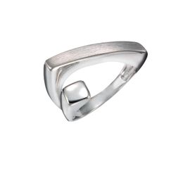 F Ring 925/- Sterling Silber Matt/Glanz (Größe: 058 (18,5))