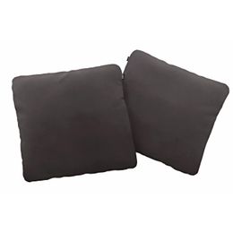 Hülsta Sofa hülsta sofa Dekokissen hs.480, wahlweise in Stoff oder Leder, in drei Größen, braun|grau
