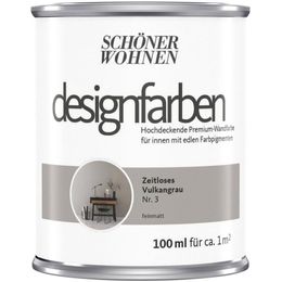 Schöner Wohnen Farbe SCHÖNER WOHNEN FARBE Wand- und Deckenfarbe designfarben, hochdeckende Premium-Wandfarbe, Farbwelt grau, grau