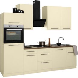 Wiho-Küchen wiho Küchen Küchenzeile Unna, ohne E-Geräte, Breite 280 cm, gelb