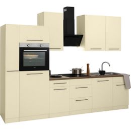 Wiho-Küchen wiho Küchen Küchenzeile Unna, ohne E-Geräte, Breite 310 cm, gelb