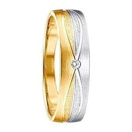 Firetti Trauring Schmuck Geschenk Gold 375 Hochzeit Ehering Trauring "LIEBE", Made in Germany, wahlweise mit oder ohne Brillant, gelb|goldfarben|weiß