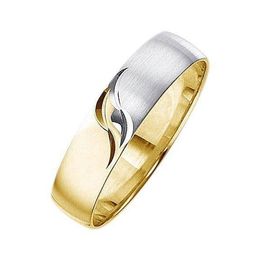 Firetti Trauring Schmuck Geschenk Gold 375 Hochzeit Ehering Trauring "LIEBE", wahlweise mit oder ohne Brillant, gelb|goldfarben|weiß