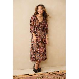 Myleene Klass Wickelkleid Myleene Klass Midi-Wickelkleid mit Print (1-tlg)