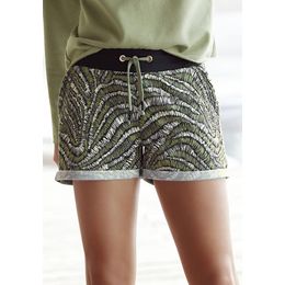 Lascana Relaxshorts mehrfarbig Gr. 44/46 für Damen. Nachhaltig.