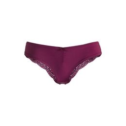 Lascana Brasilslip sangria Gr. 40/42 für Damen. Körpernah