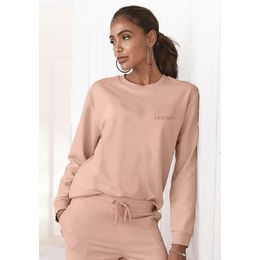 Lascana Sweatshirt mehrfarbig Gr. 32/34 für Damen. Mit Rundhals. Nachhaltig.