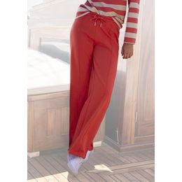 H.I.S. H.I.S Relaxhose rot Gr. 32/34 für Damen. Bequem. Nachhaltig.