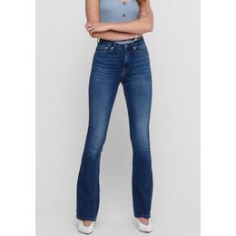 Only Bootcut-Jeans ONLPAOLA LIFE HW FLARED, blau