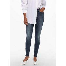 Only Skinny-fit-Jeans ONLWAUW LIFE MID SK DNM, blau