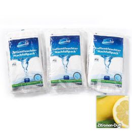 Luftentfeuchter Nachfüllpack mit Zitronen-Duft - 3er Pack