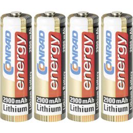Voelkner Selection - Conrad energy Extreme Power FR6 Mignon (AA)-Batterie Lithium 2900 mAh 1.5 v 4 St.