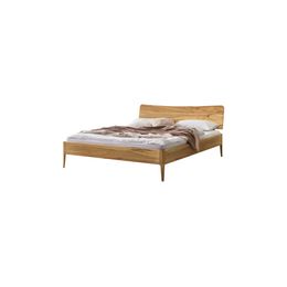 Hasena Lounge Spezia Bettgestell Massivholz 180x210 cm Braun Buche Massivholz