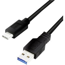 Logilink - USB-Kabel usb 3.2 Gen1 (usb 3.0 / usb 3.1 Gen1) usb-a Stecker, usb-c® Stecker 1.00 m CU01