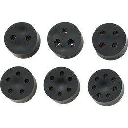 TRU Components - TC-10820788 TC-MH23-2E203 Mehrfachdichteinsatz M25 2 x 5.1 - 6.5 mm Gummi Schwarz