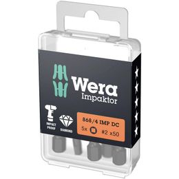 Wera - Vierkant-Bit 2 f 6.3 5 St.