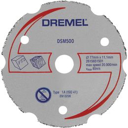Dremel - DSM500 2615S500JB Trennscheibe gerade 77 mm 1 St. Hartholz, Weichholz, Sperrholz, Laminat, Ku