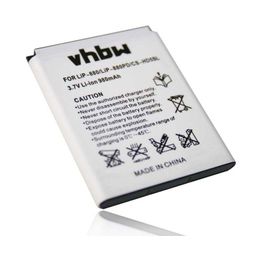 vhbw Li-Ion Akku 980mAh (3.7V) kompatibel mit Video, MP3-Player Sony NW-HD5, NW-HD5B, NW-HD5R, NW-HD5S, 20GB Ersatz für LIP-880, LIP-880PD, LIP-880PD-B.