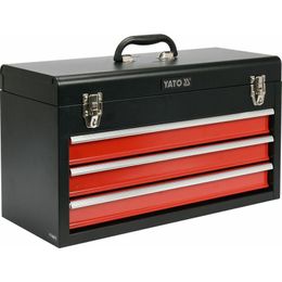 Yato - Werkzeugkoffer Werkzeugkiste Werkzeugbox Werkstattkoffer mit 3 Schubladen