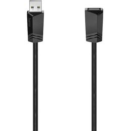 USB-Kabel usb 2.0 usb-a Buchse, usb-a Stecker 3.00 m Schwarz 00200620 - Hama