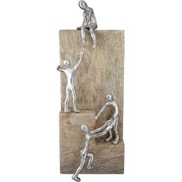 Dekofigur Gilde "Skulptur Helping Hand" Dekofiguren Gr. B/H/T: 15 cm x 39 cm x 10 cm, beige (natur) Deko-Objekte