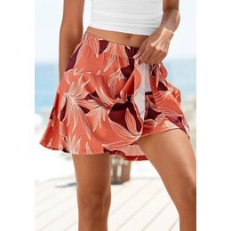 Lascana Hosenrock mit Alloverprint, Skort, Rock inklusive Hose, bunt