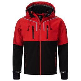 Rock Creek Outdoorjacke Herren Größe L rot / schwarz