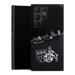 DeinDesign Galaxy S23 Ultra Handy Premium Case Smartphone Handyh&uuml;lle Schutzh&uuml;lle gl&auml;nzend Skyline Official Licensed Product 1. Fc K&ouml;ln Premium Case