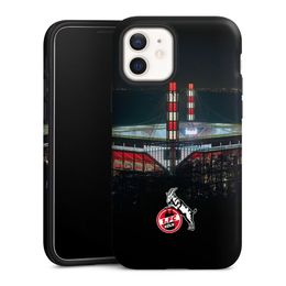 DeinDesign iPhone 12 mini Handy Panzer Handyh&uuml;lle robuste Outdoor H&uuml;lle Schutzh&uuml;lle matt 1. Fc K&ouml;ln Official Licensed Product Stadium Tough Case
