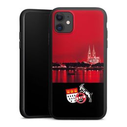 DeinDesign iPhone 11 Handy Premium Silikon H&uuml;lle Handyh&uuml;lle schwarz Case 1. Fc K&ouml;ln Skyline Official Licensed Product Silikon Premium Case