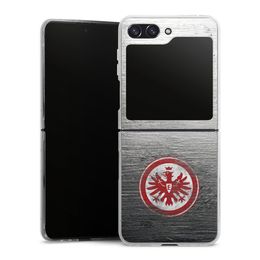DeinDesign Galaxy Z Flip 5 Handy Hard Case Schutzh&uuml;lle transparent Smartphone Handy H&uuml;lle Sge Eintracht Frankfurt Logo Hard Case