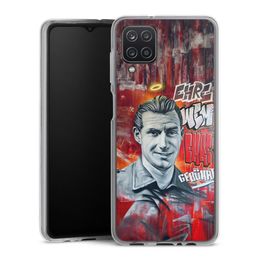 DeinDesign Galaxy A12 Handy Silikon H&uuml;lle Case transparent Handyh&uuml;lle 1. Fc Kaiserslautern 1. Fck Fritz Walter Silikon Case