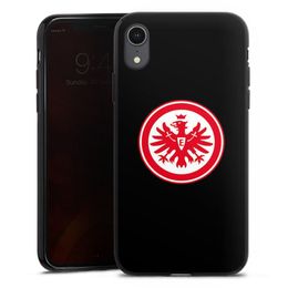 DeinDesign iPhone Xr Handy Silikon H&uuml;lle Case schwarz Handyh&uuml;lle Sge Eintracht Frankfurt Eagle