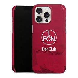 DeinDesign iPhone 15 Pro Max Handy Premium Case Smartphone Handyh&uuml;lle Schutzh&uuml;lle gl&auml;nzend Official Licensed Product 1. Fc N&uuml;rnberg Bundesliga Premium Case