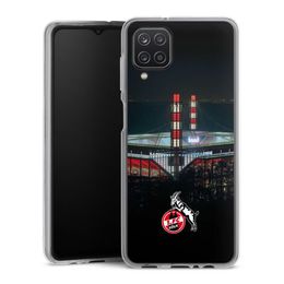 DeinDesign Galaxy A12 Handy Silikon H&uuml;lle Case transparent Handyh&uuml;lle Official Licensed Product Stadium 1. Fc K&ouml;ln Silikon Case