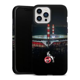 DeinDesign iPhone 13 Pro Max Handy Panzer Handyh&uuml;lle robuste Outdoor H&uuml;lle Schutzh&uuml;lle matt Stadium 1. Fc K&ouml;ln Official Licensed Product Tough Case
