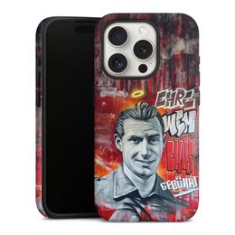 DeinDesign iPhone 15 Pro Handy Panzer Handyh&uuml;lle robuste Outdoor H&uuml;lle Schutzh&uuml;lle matt 1. Fc Kaiserslautern 1. Fck Fritz Walter Tough Case