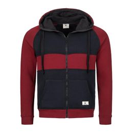 Rock Creek Sweatjacke Herren Gr&ouml;&szlig;e XXL marine / bordeaux