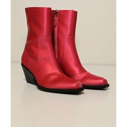 Armani Exchange Damen Fashion Boot, 35 EU Stiefel, rot