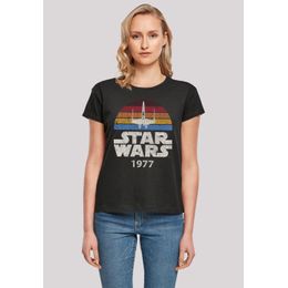F4NT4STIC T-Shirt Star Wars X-Wing Trip 1977 Premium Qualität, schwarz, XL