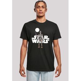 F4NT4STIC T-Shirt Star Wars The Mandalorian IG 11 Action Figure Premium Qualität, schwarz, XXL