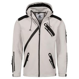 Rock Creek Outdoor jacket male Grey size 4XL