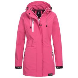 Rock Creek Outdoormantel Damen Gr&ouml;&szlig;e L pitaya / schwarz / wei&szlig;