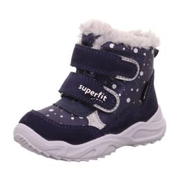 Superfit Stiefelette Leder/Textil Stiefelette, blau, 21 EU